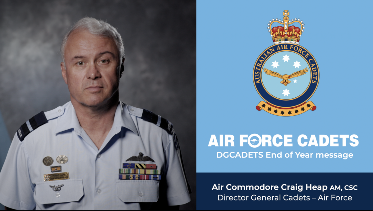 DGCADETS-AF 2023 End of Year Message | Australian Air Force Cadets (AAFC) DGCADETS-AF 2023 End of Year Message | Australian Air Force Cadets (AAFC)